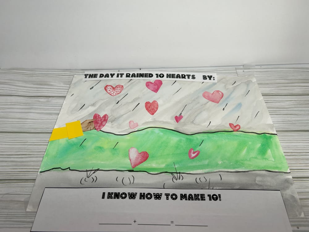 The Day it Rained Hearts Crafts and Math Extension