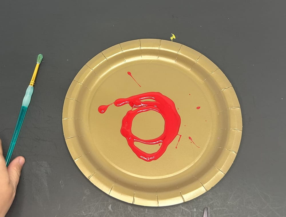 Dollar Tree Cheese Pizza Day Craft