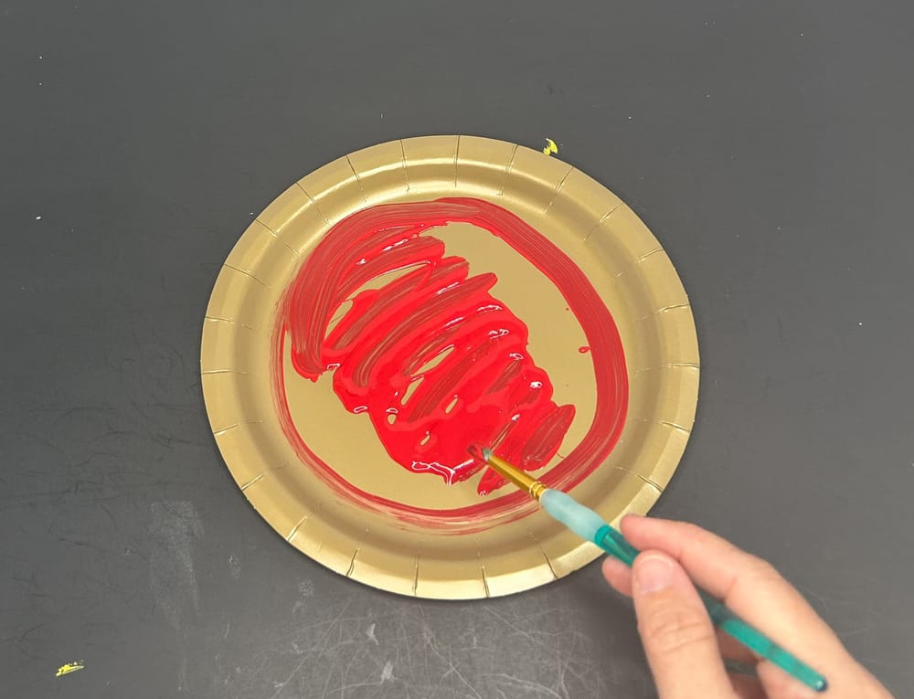 Dollar Tree Cheese Pizza Day Craft