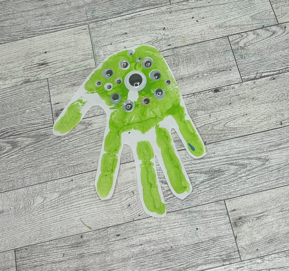 Monster Handprint Craft