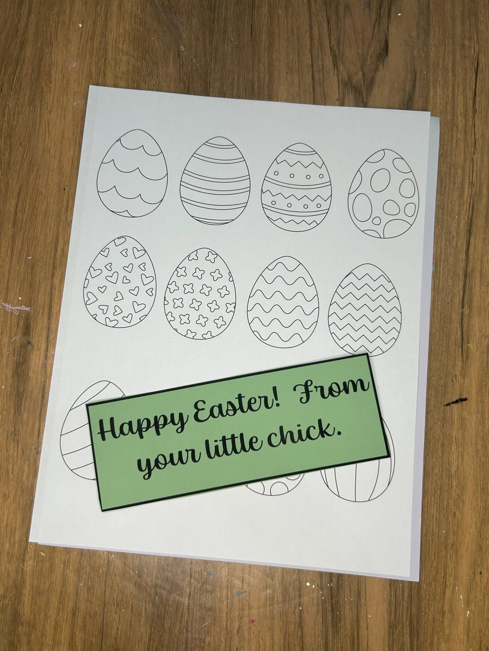 Happy Easter from your Little Chick