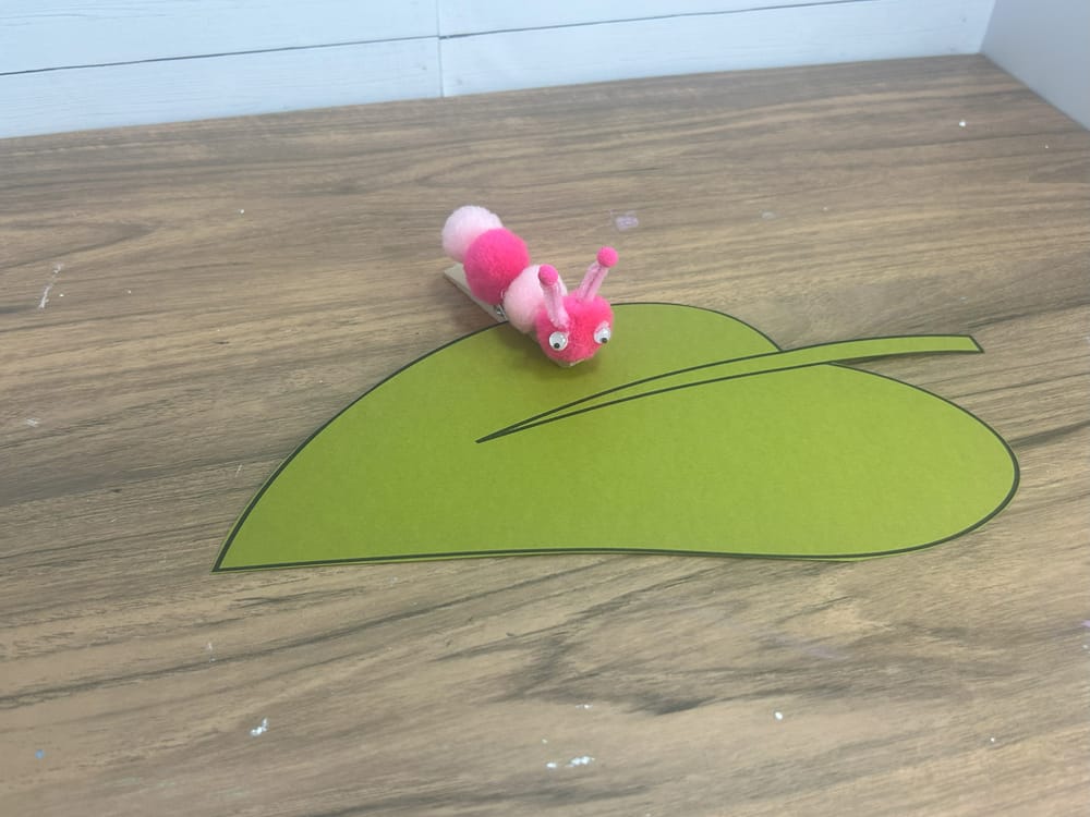 Caterpillar Clothespin Activity