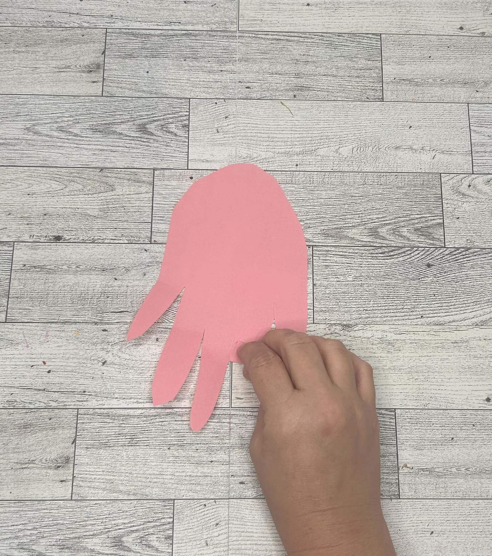 Handprint Flamingo Craft