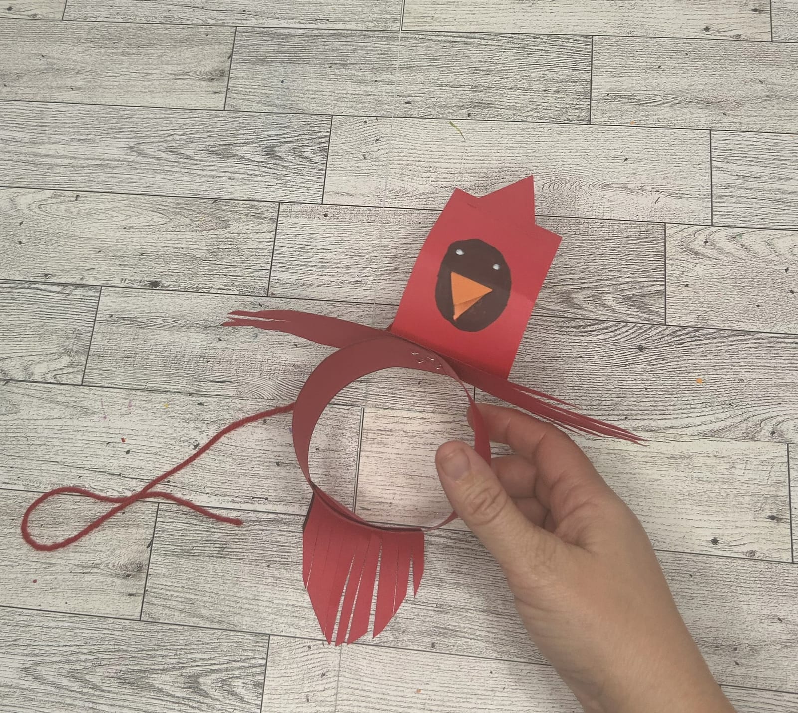 Cardinal Bird Craft