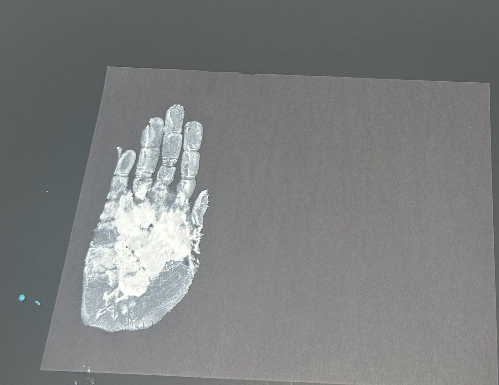 Halloween Handprint Ghost Craft