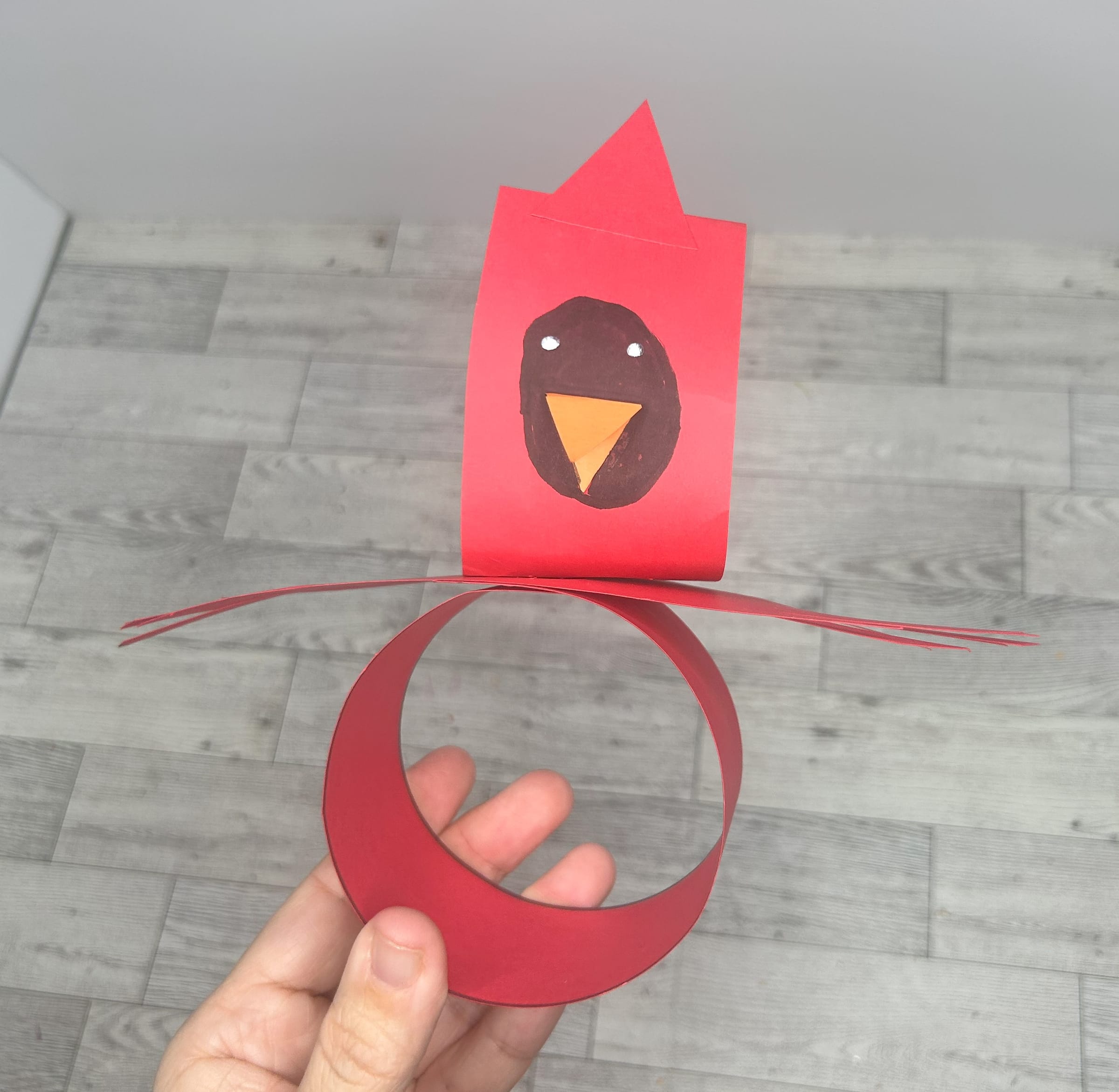 Cardinal Bird Craft