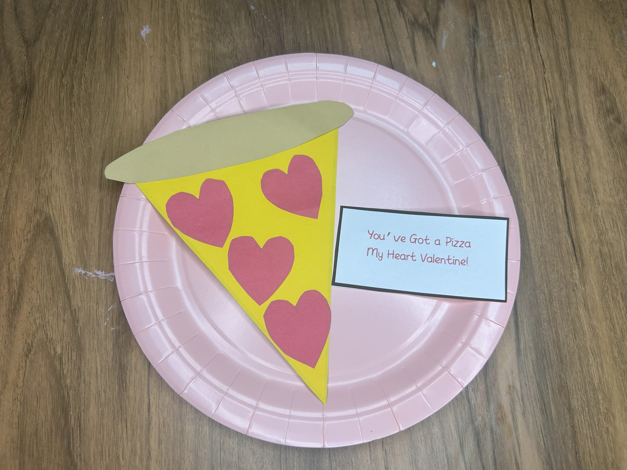 DIY "You've Got a Pizza My Heart" Valentine