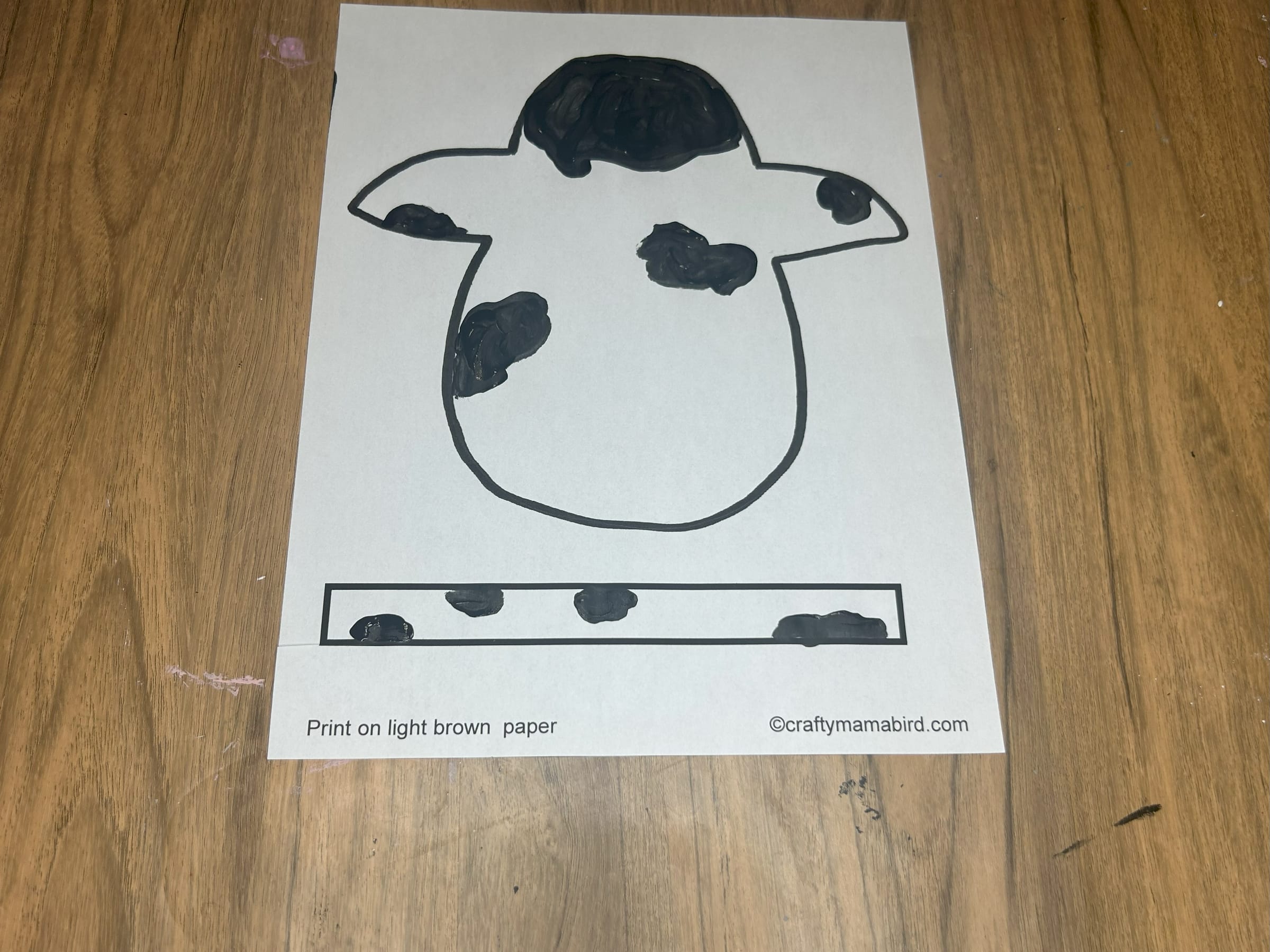 Farm Animal DIY Cow