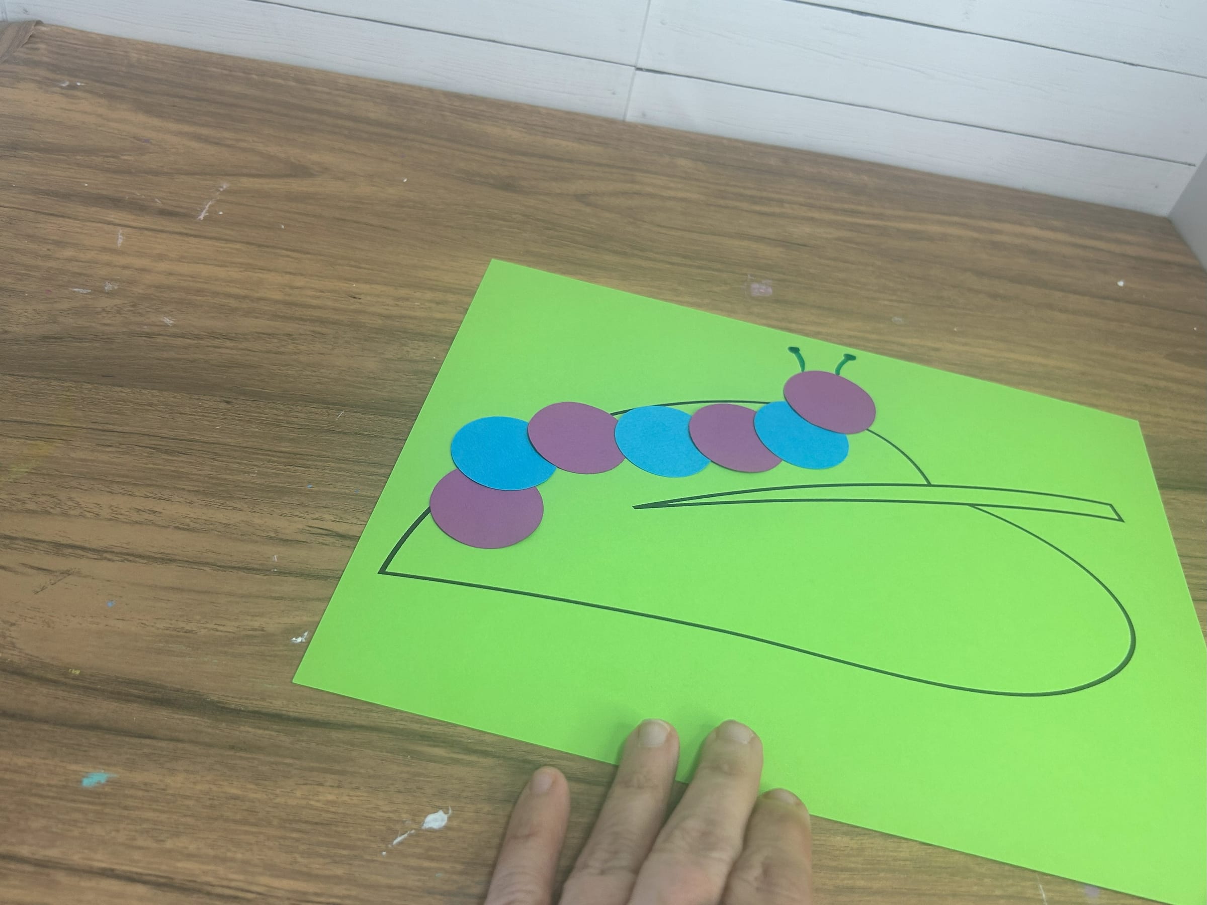 Caterpillar Name Craft for Kids (Easy Preschool Name Activity)