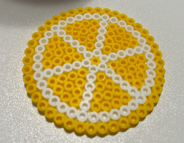 Perler Bead Fruit Coasters