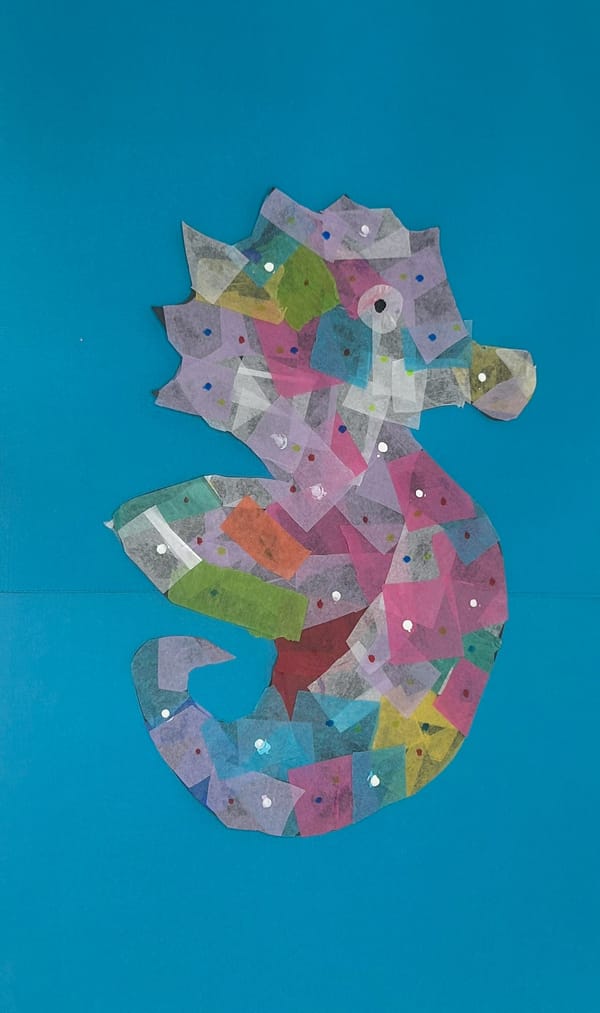 Seahorse Art Activity