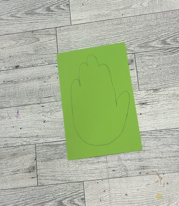 Cactus Handprint Craft