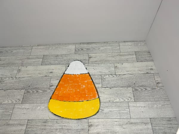 Sponge Painted Candy Corn