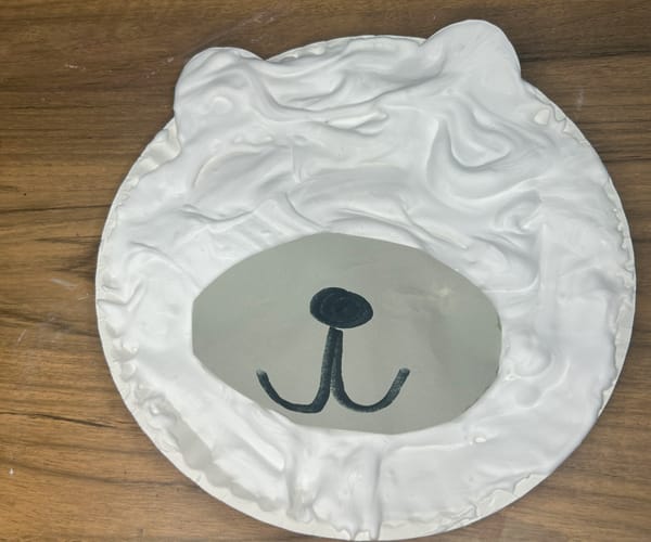 Puffy Paint Polar Bear