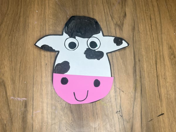 Farm Animal DIY Cow