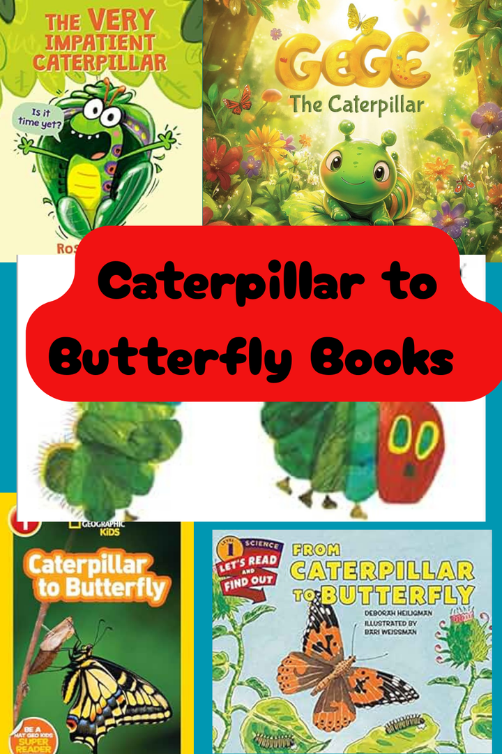 Caterpillar and Butterfly Books for Kids